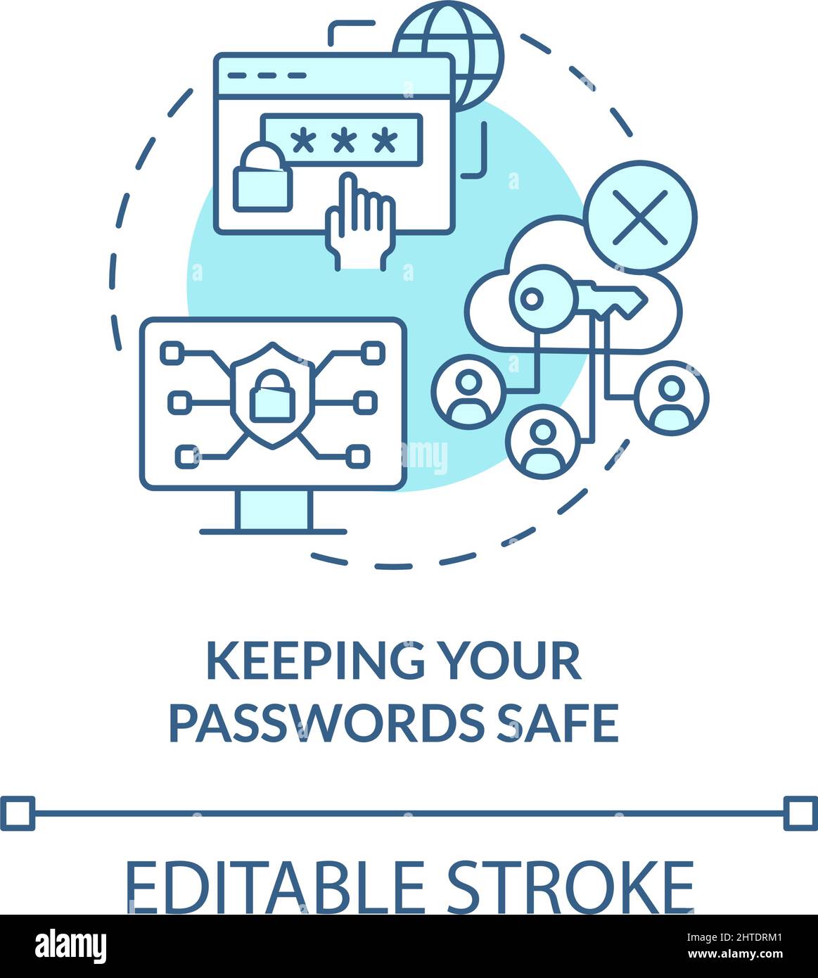 Keeping online data safe hi-res stock photography and images - Alamy