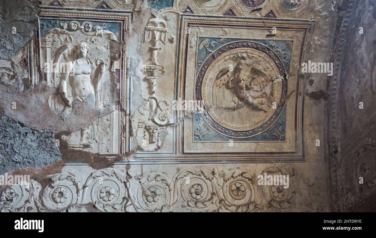 Beautiful interiors of an antique traditional building Stock Photo - Alamy