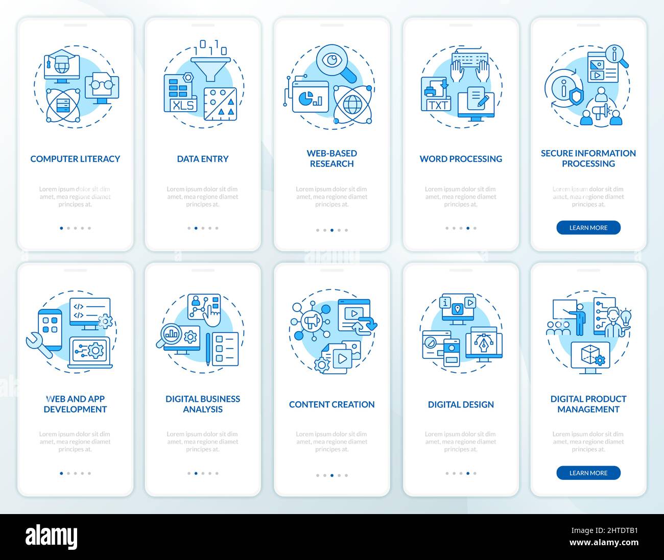 Literacy computer app Stock Vector Images - Alamy