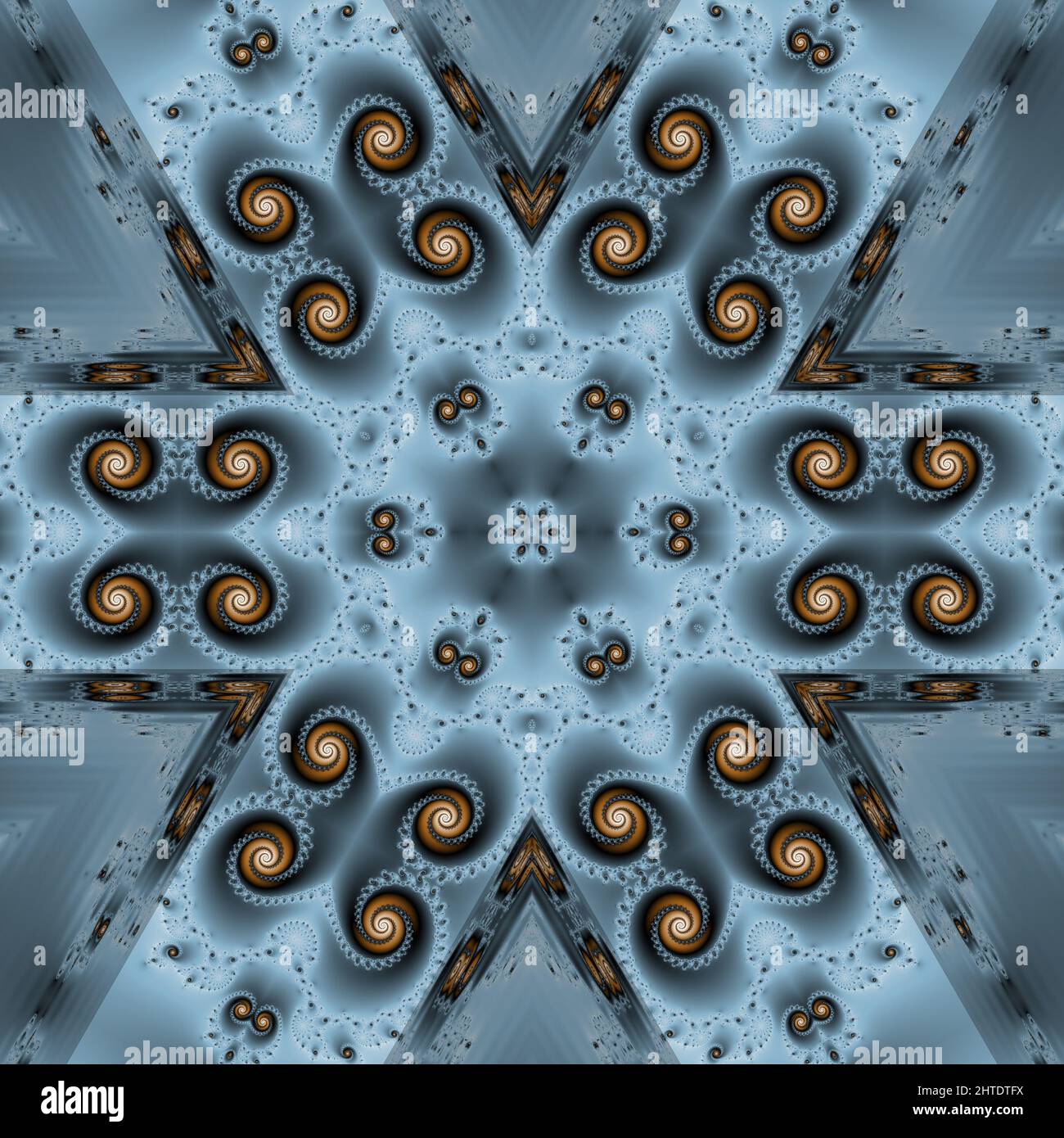 Abstract Computer generated Fractal design. A fractal is a never-ending ...