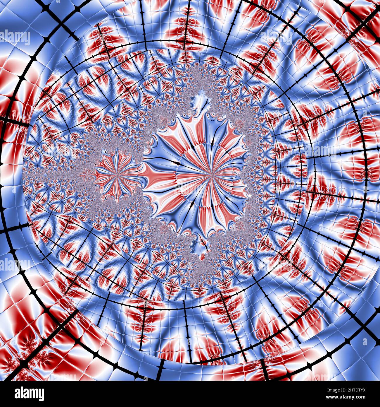 Abstract Computer generated Fractal design. A fractal is a never-ending ...