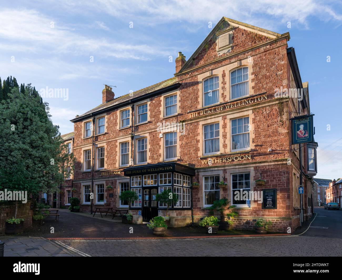 The Duke of Wellington public house at Wellington Square in the coastal ...