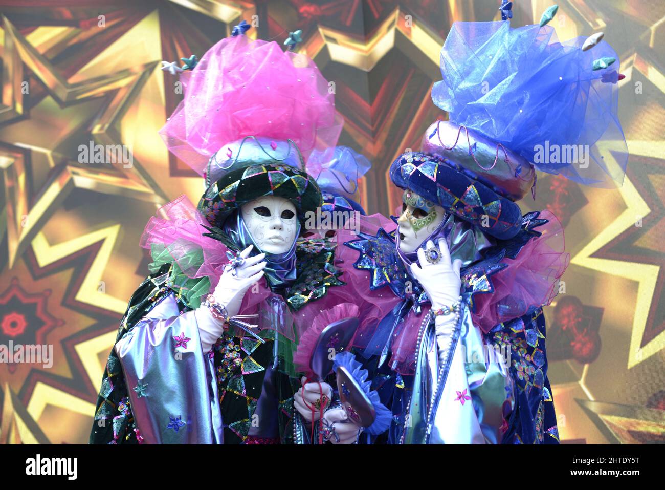 Venice, Italy. 27th Feb, 2022. The Carnival of Venice (Italian ...