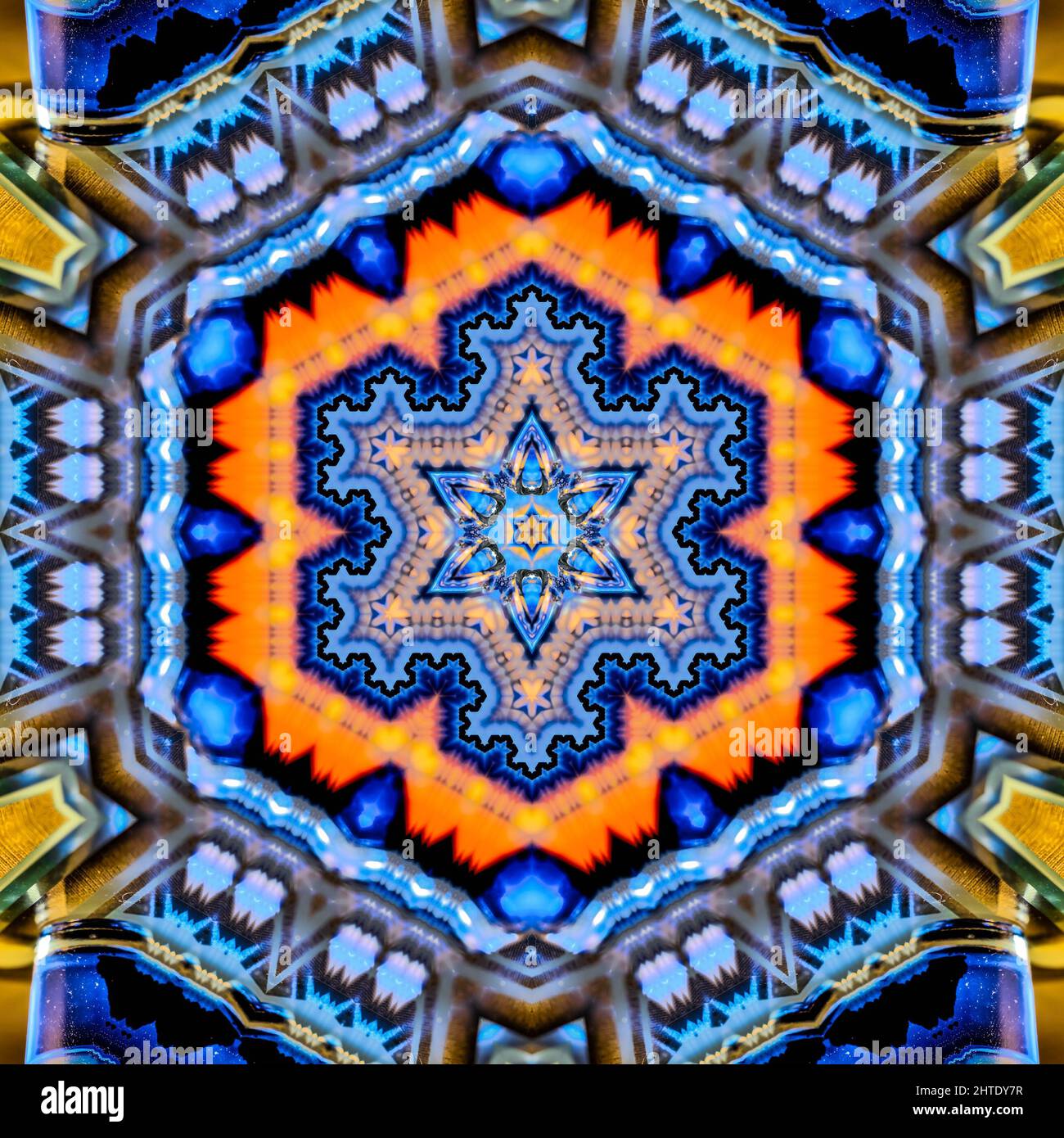 Abstract Computer generated Fractal design. A fractal is a never-ending ...