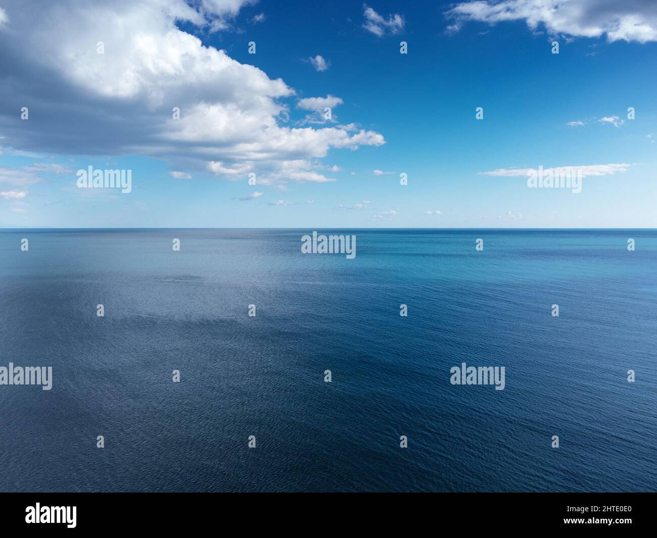seascape image of the sea and the sky above the ocean Stock Photo - Alamy