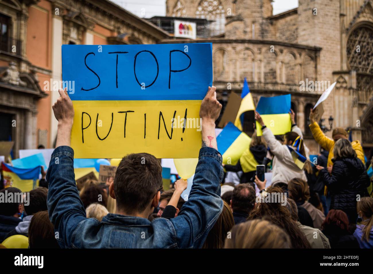 Fascism poster flag hi-res stock photography and images - Alamy