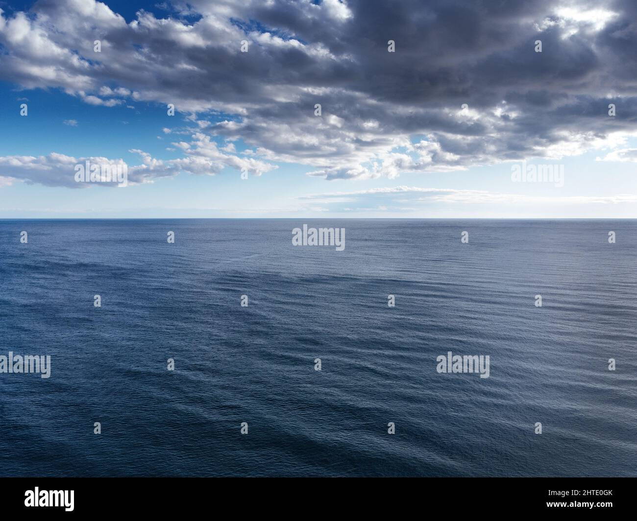 seascape image of the sea and the sky above the ocean Stock Photo - Alamy