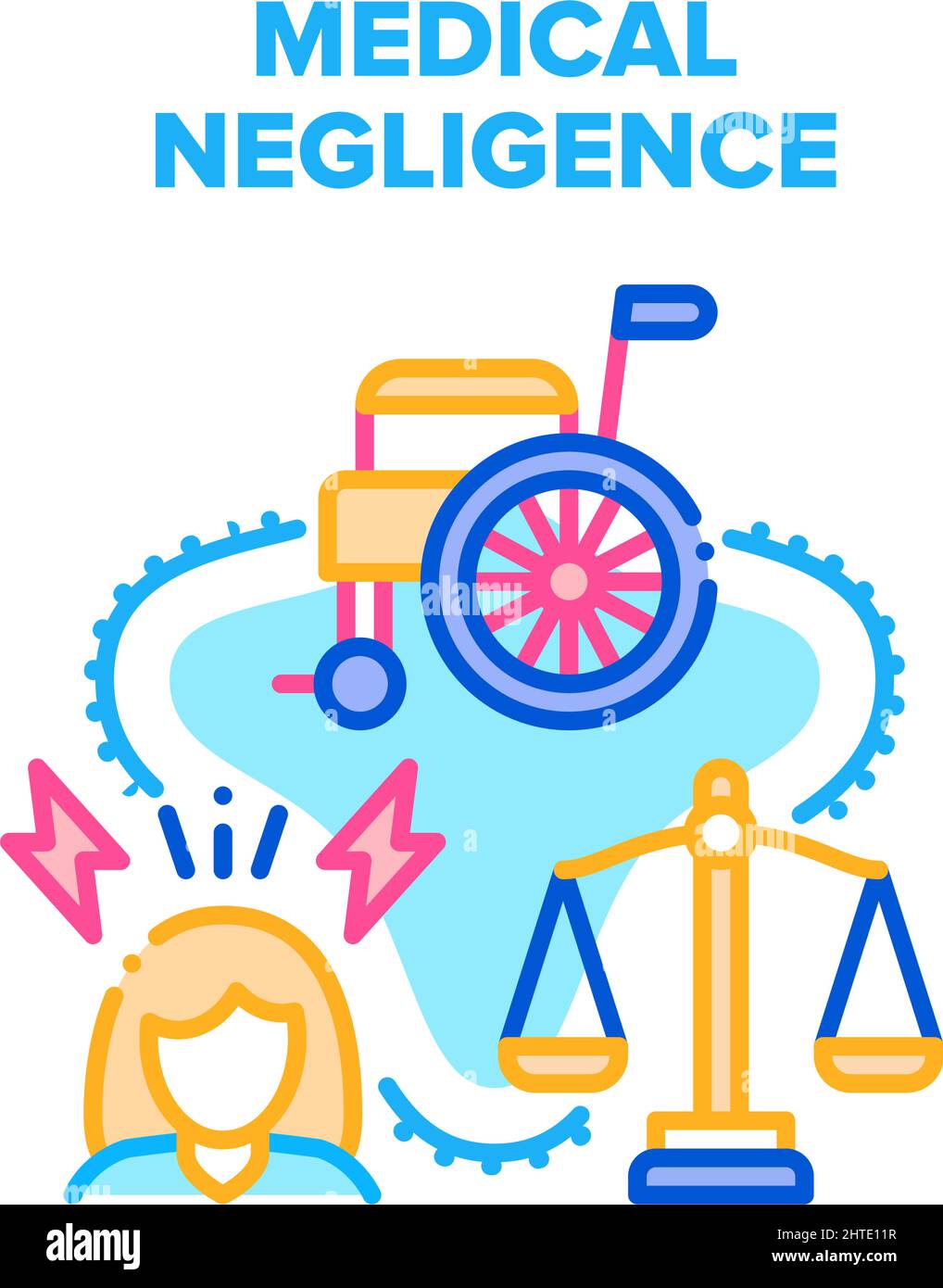 Medical Negligence Vector Concept Illustration Stock Vector Image & Art ...