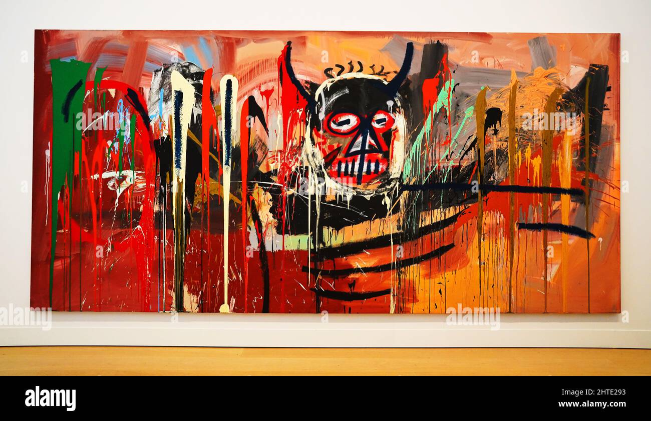 An artwork measuring eight feet tall and over 16 feet wide, one of the ...