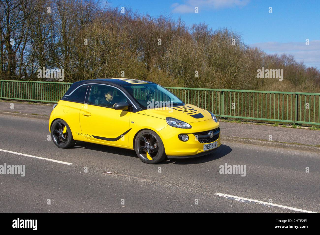 Vauxhall adam slam yellow cars hi-res stock photography and images - Alamy