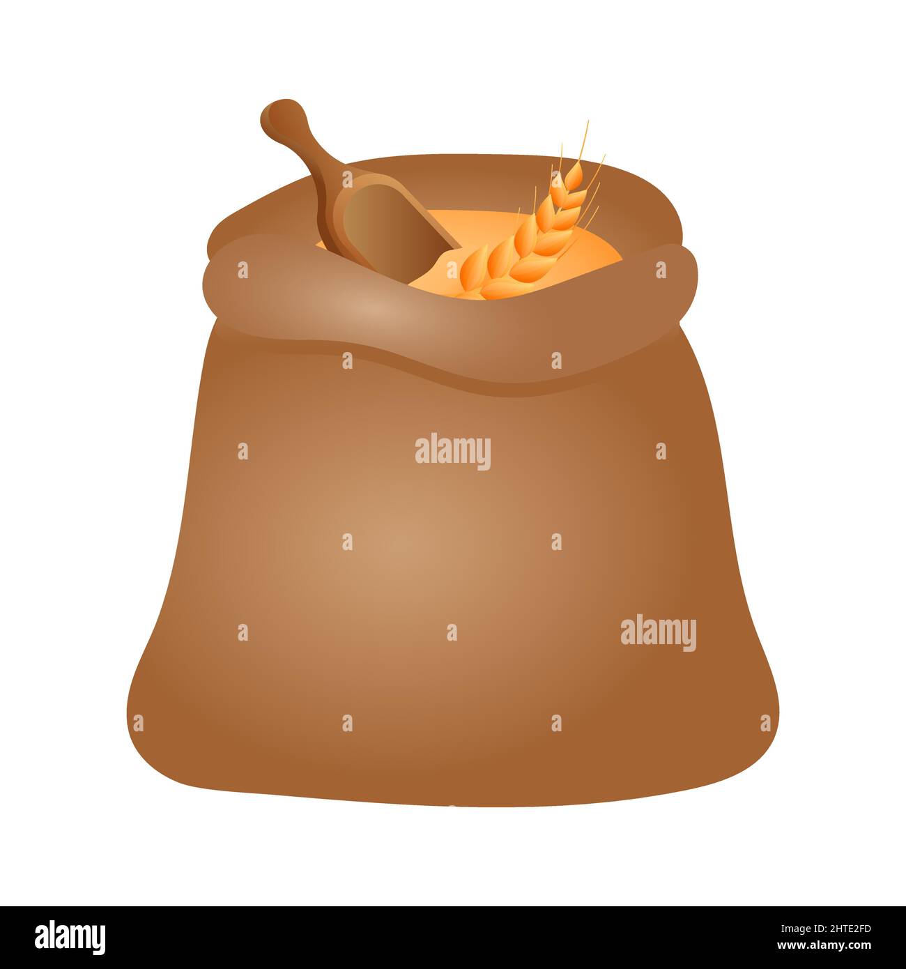 wheat bag cartoon vector illustration isolated object Stock Vector ...