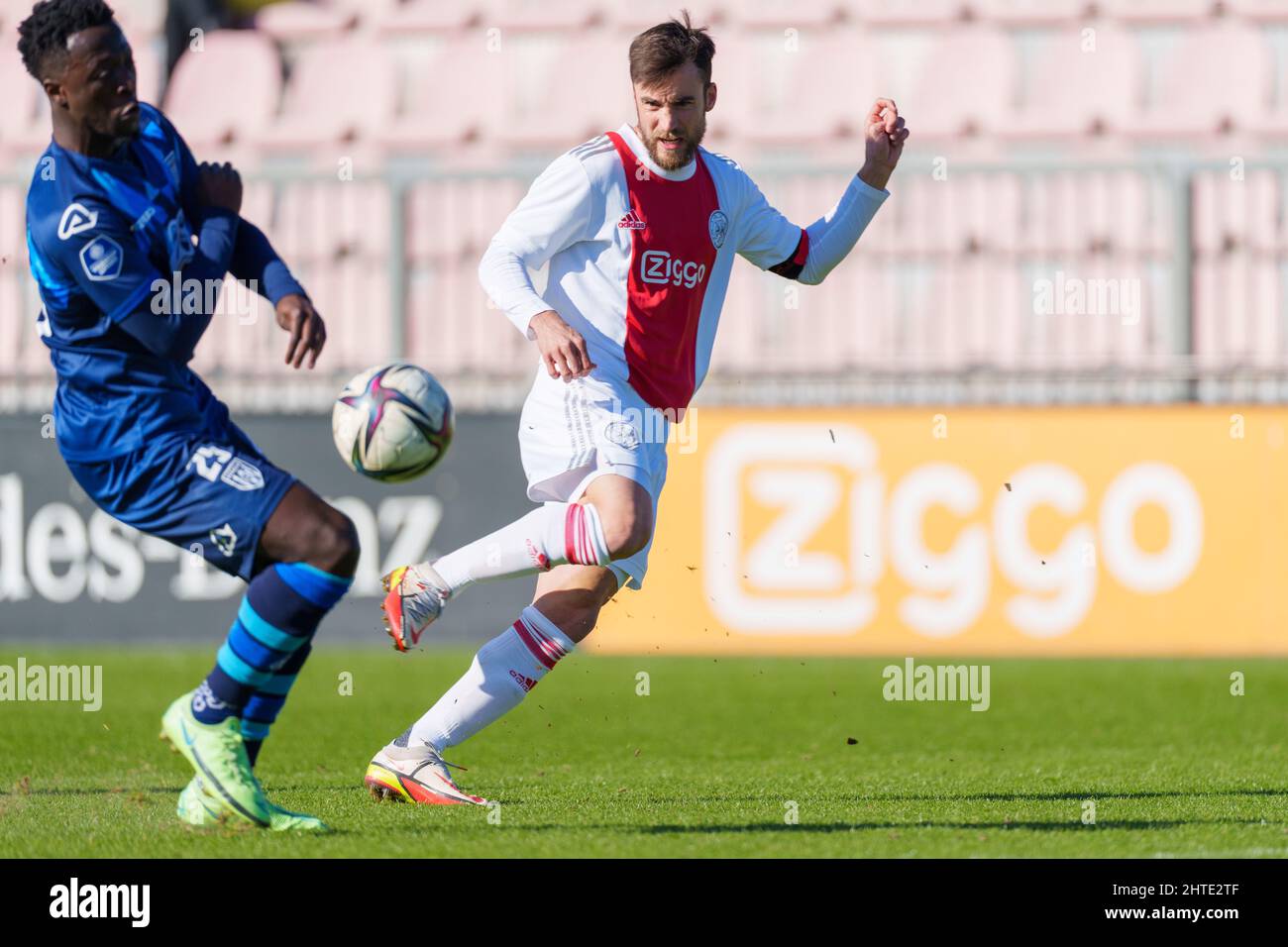 AMSTERDAM, 28-02-2022, de Toekomst, season 2020 / 2021 , Friendly ...