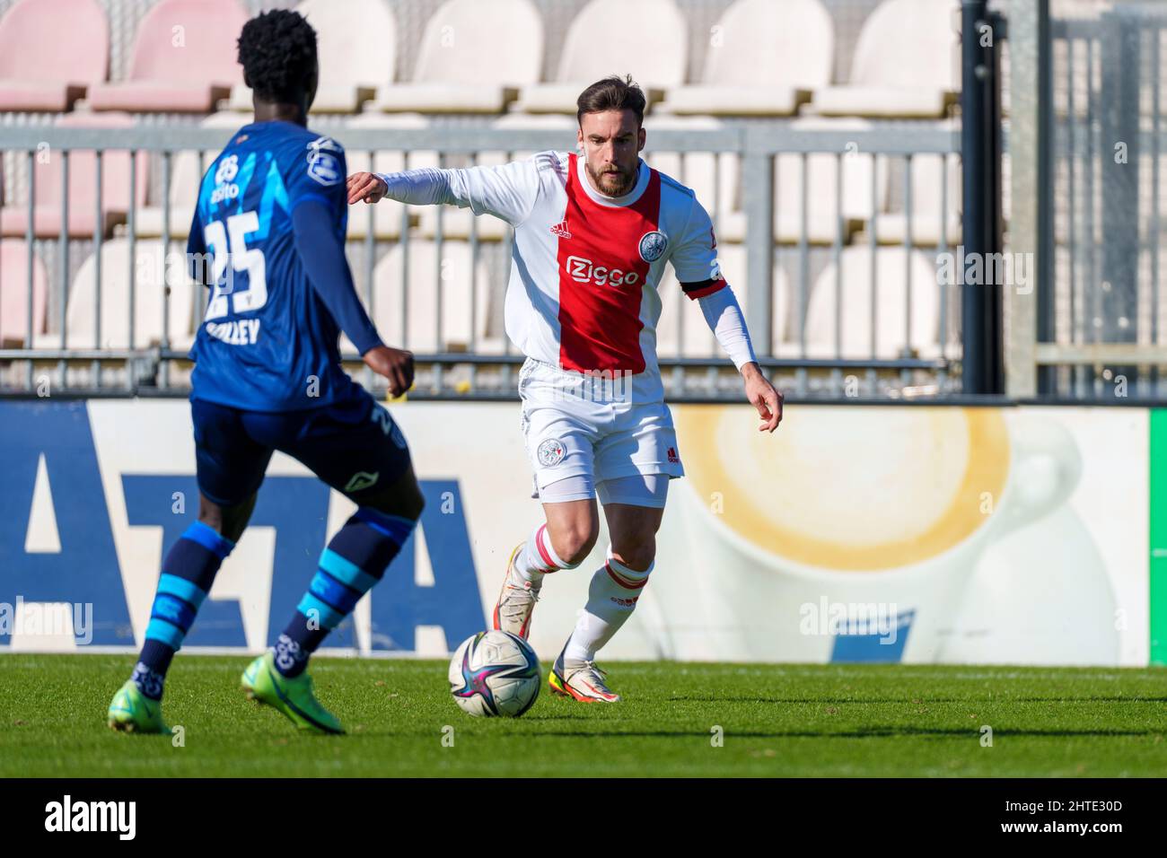 AMSTERDAM, 28-02-2022, de Toekomst, season 2020 / 2021 , Friendly ...