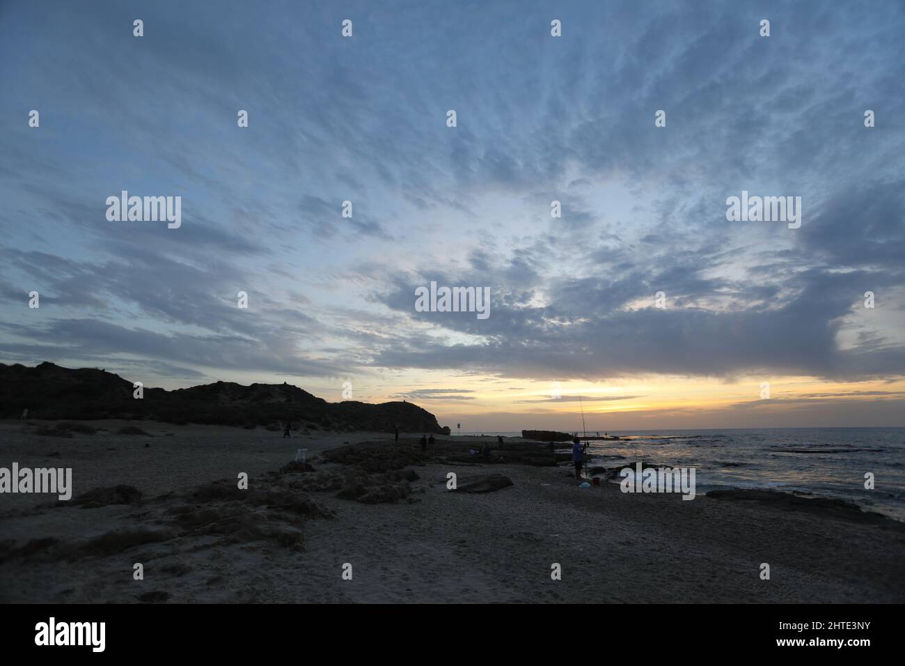 sea Beautiful sky colors after a rainy storm Stock Photo - Alamy