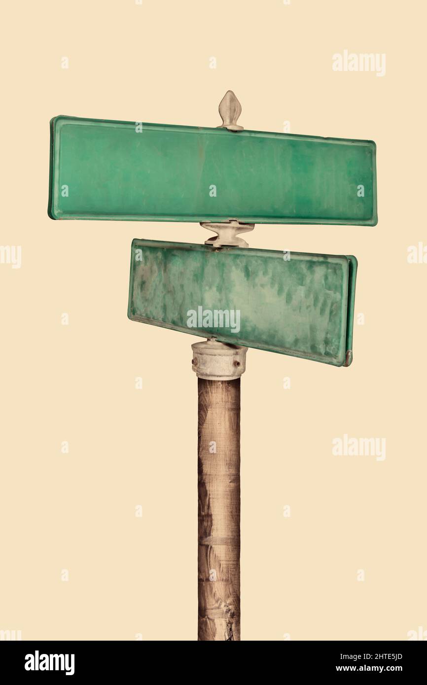 Vintage Street Sign Template