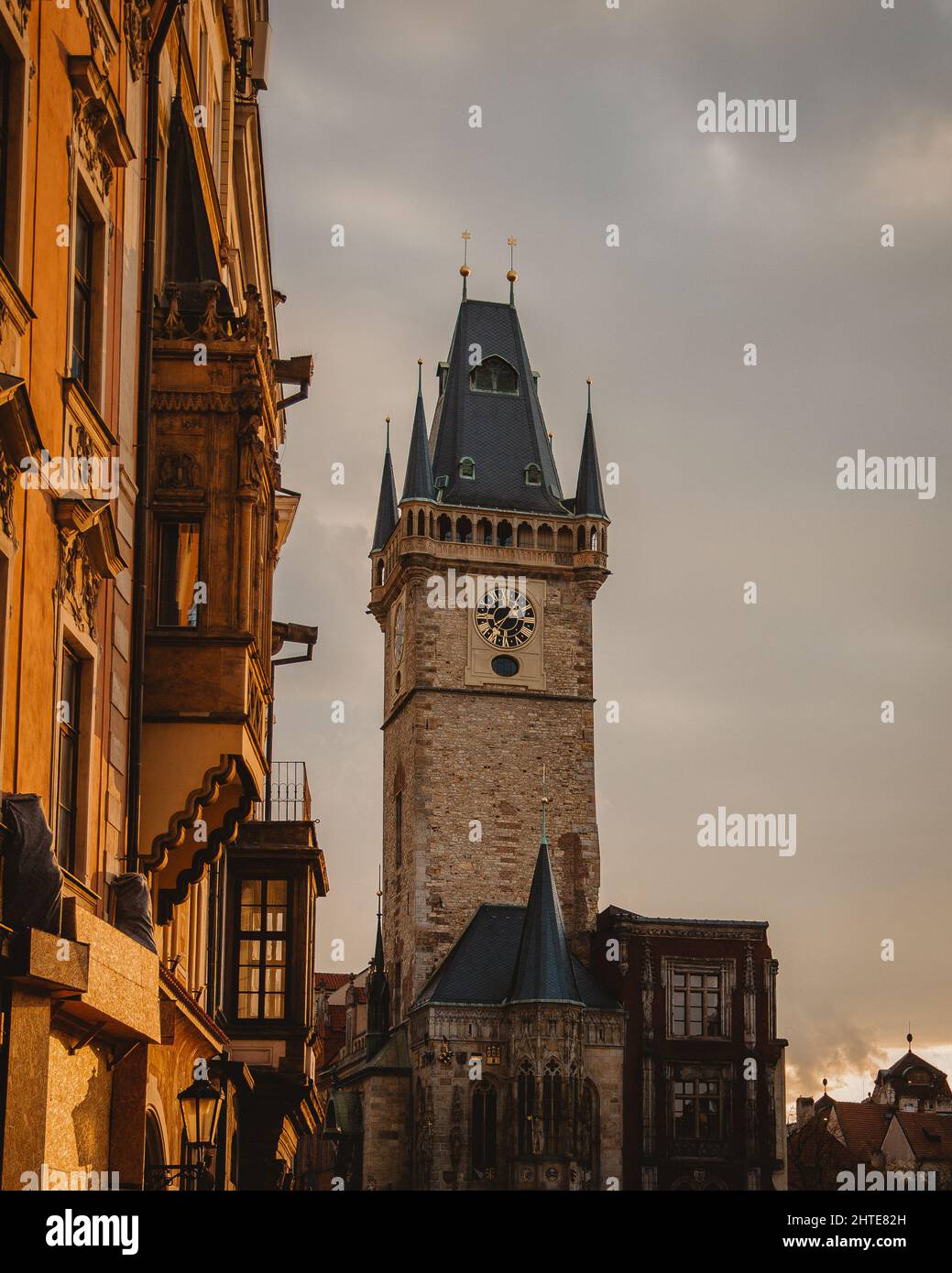 Prague construction hi-res stock photography and images - Alamy
