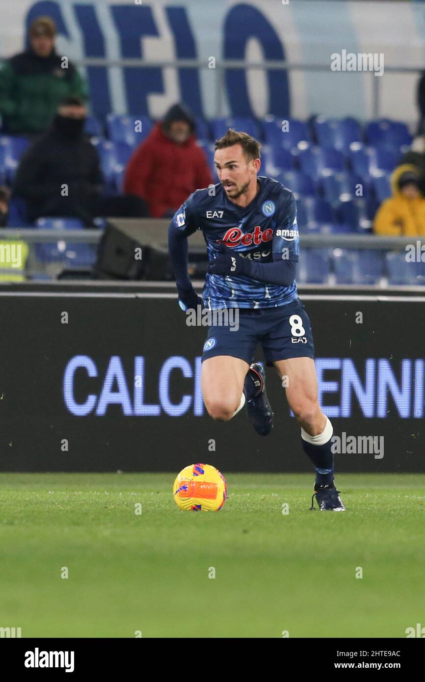 SSC Napoli's Spanish midfielder Fabian Ruiz controls the ball during ...