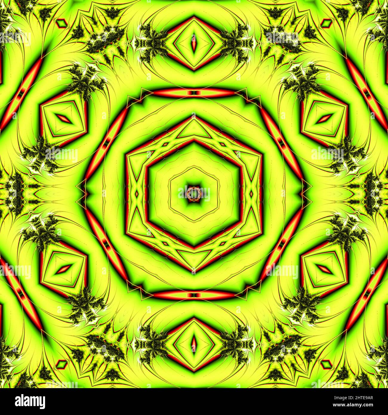 Abstract Computer generated Fractal design. A fractal is a never-ending ...