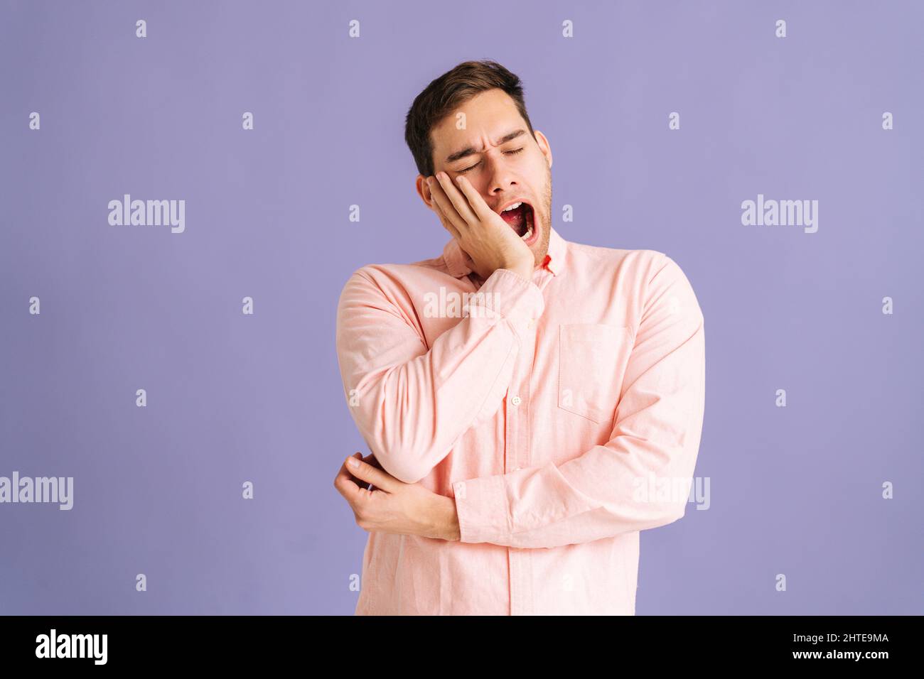 Gesture sleepy hi-res stock photography and images - Alamy
