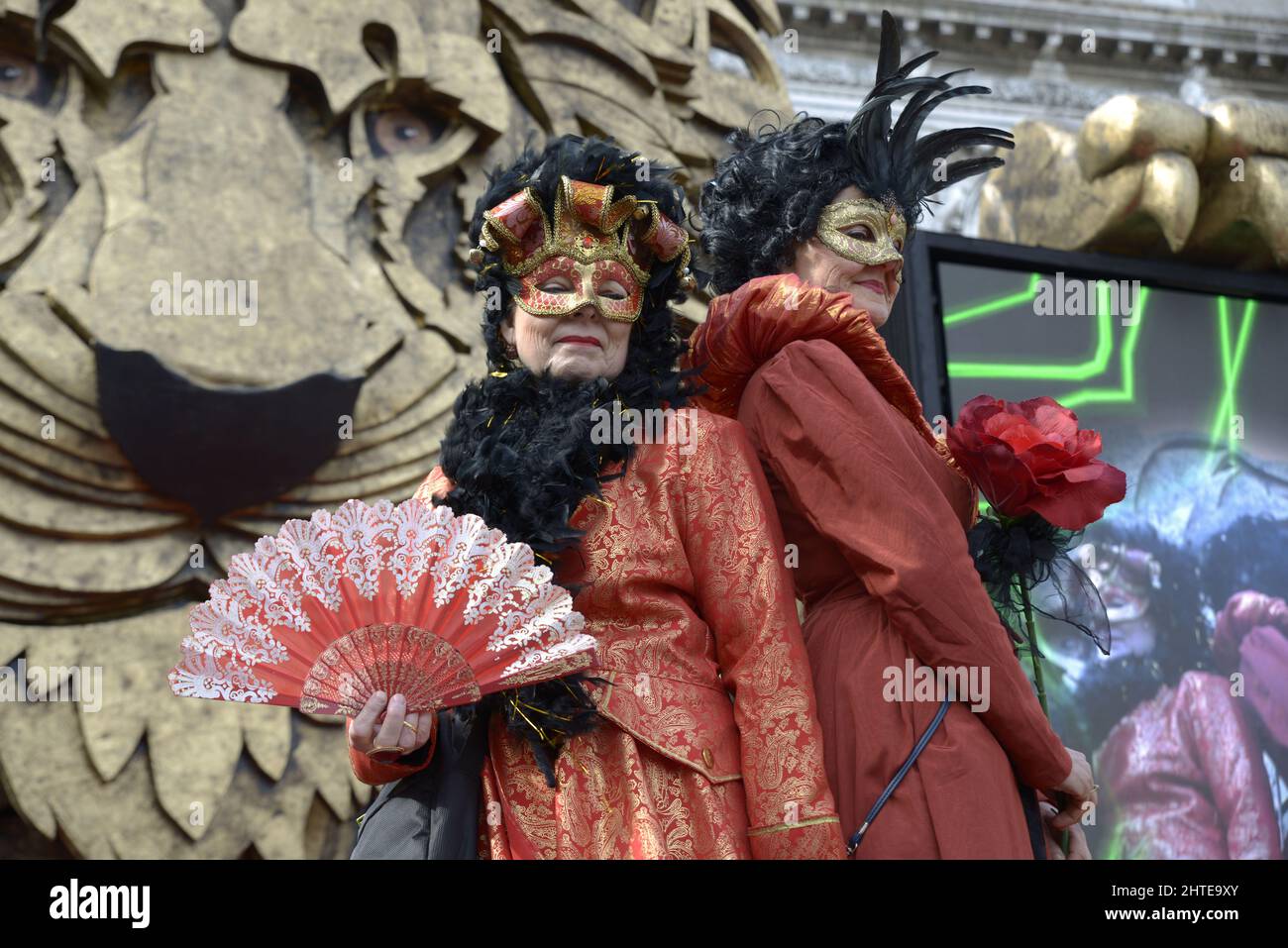 Venice, Italy. 27th Feb, 2022. The Carnival of Venice (Italian ...