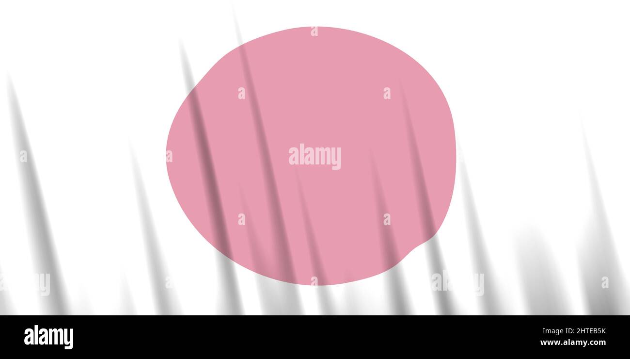 Wavy vector flag of Japan Stock Vector Image & Art - Alamy