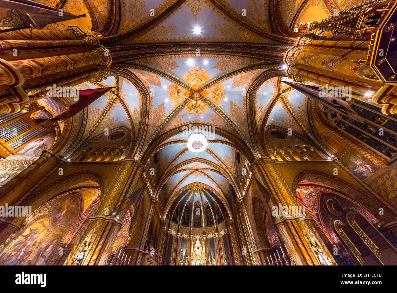 The Church of the Assumption of the Buda Castle, commonly known as the ...