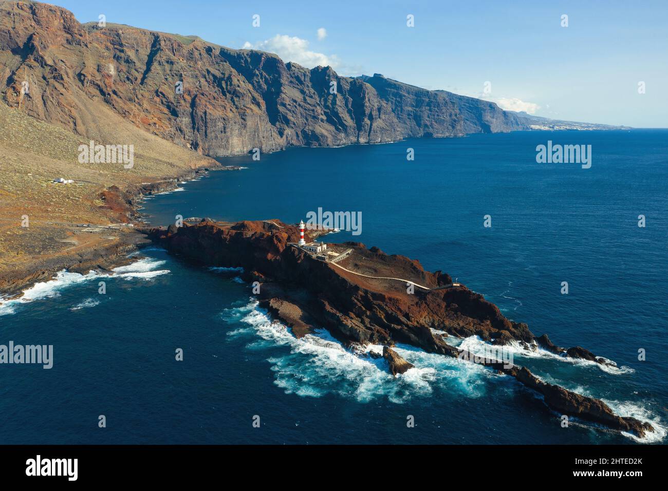 Amazing lighthouse at Cape Teno, Tenerife island Stock Photo - Alamy