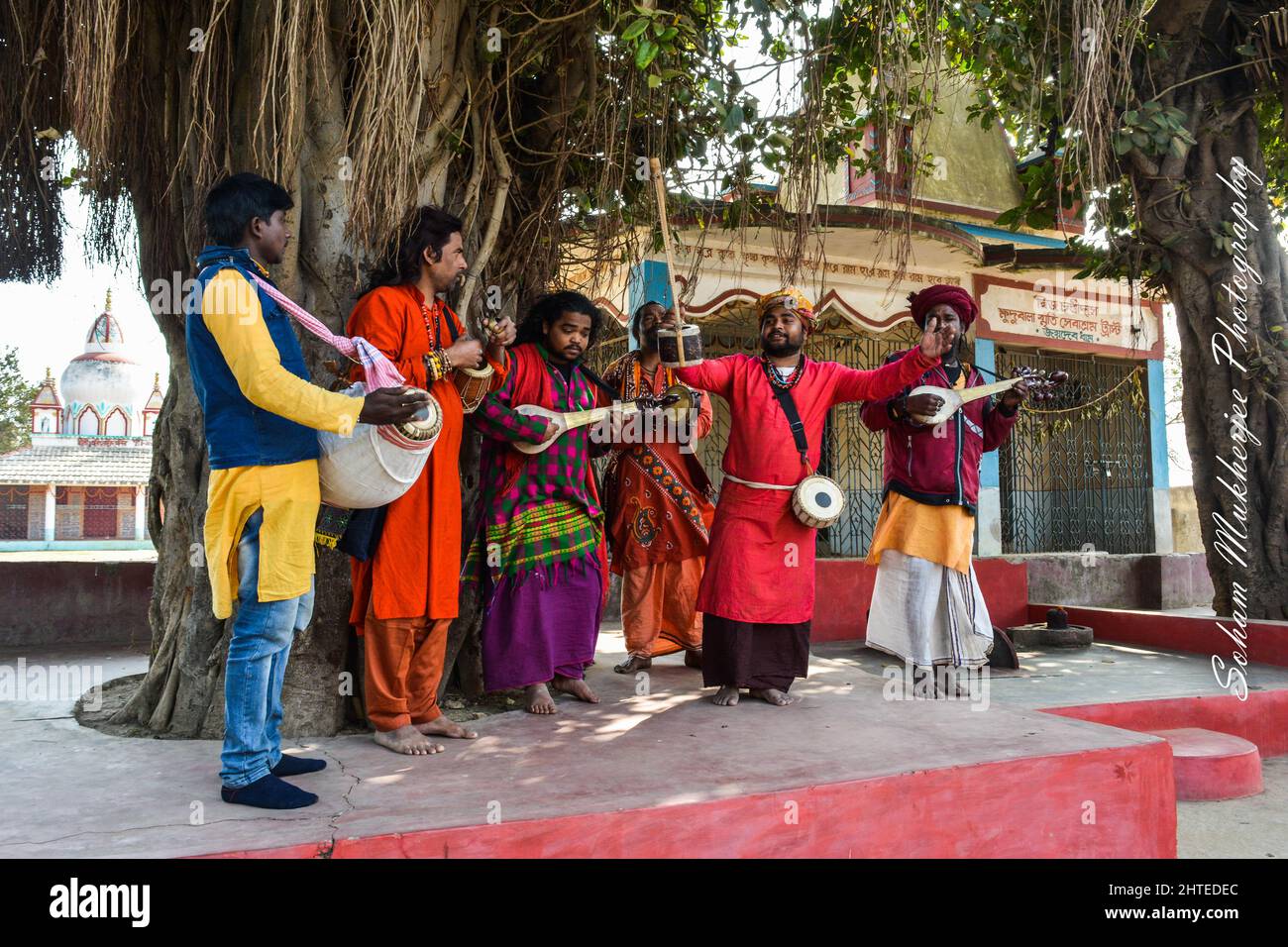 Soul music of Bengal, Folk Music of Bengal, Bauls Stock Photo - Alamy