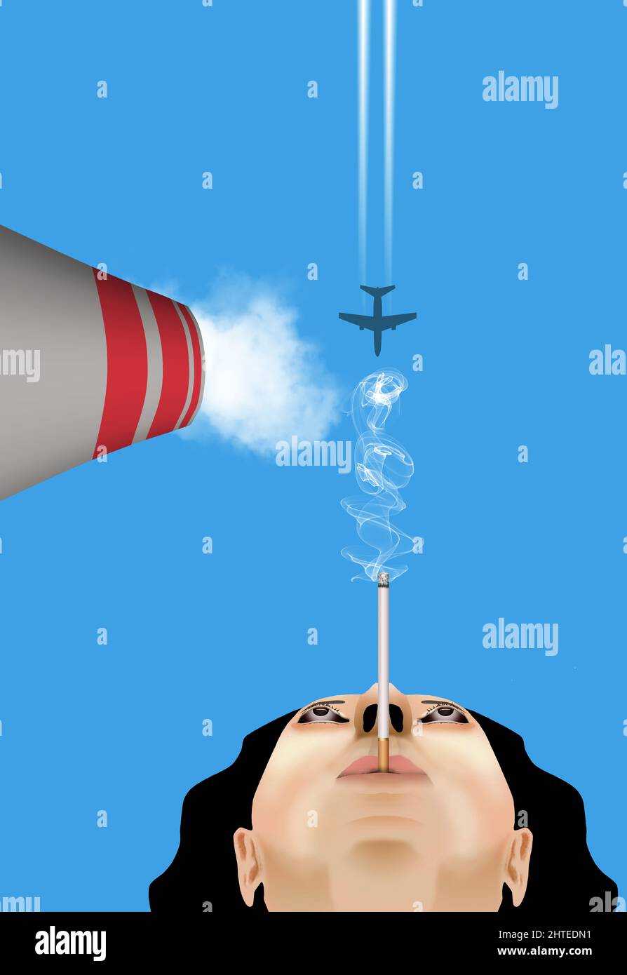 Human generated vapors that are in the atmosphere are seen in this 3-d ...