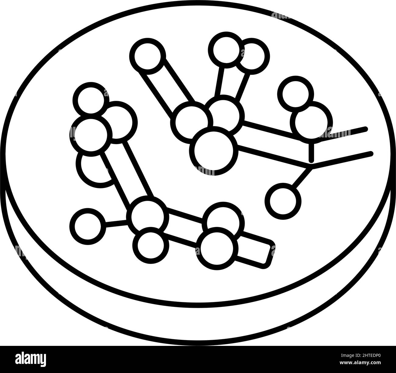 candida fungi albicans line icon vector illustration Stock Vector Image ...