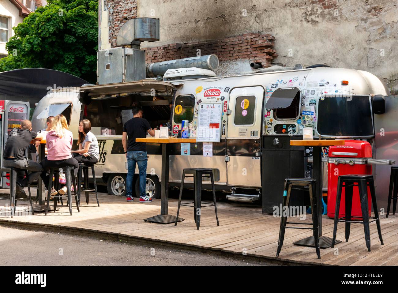 Airstream food caravan for Street Chefs burgers and alfresco fast food ...