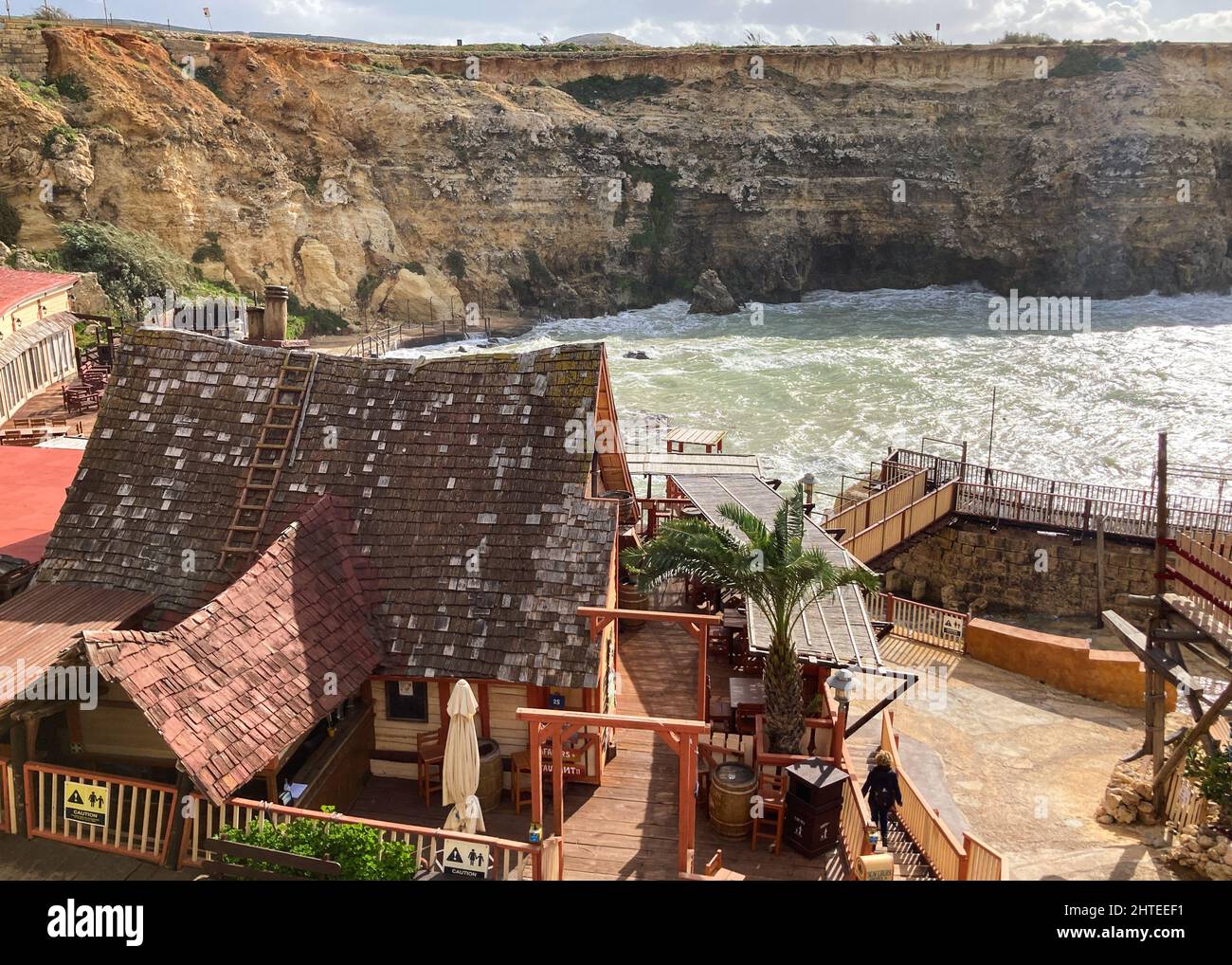 Popeye Village: 20-10-2021: Colorful Popeye Village view. Popeye ...