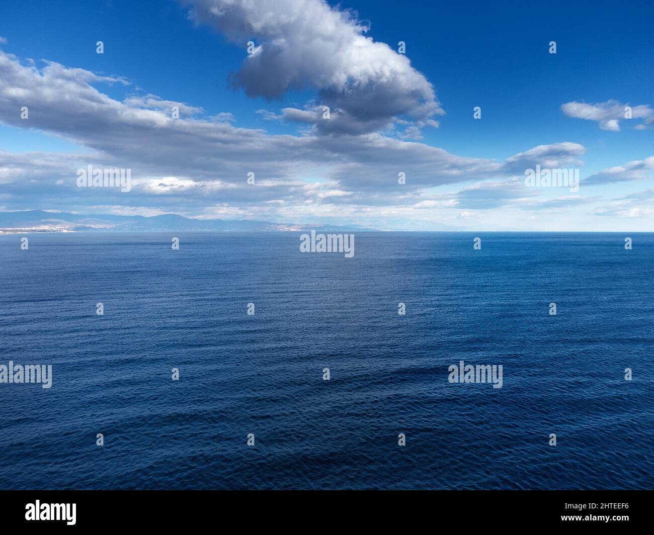seascape image of the sea and the sky above the ocean Stock Photo - Alamy