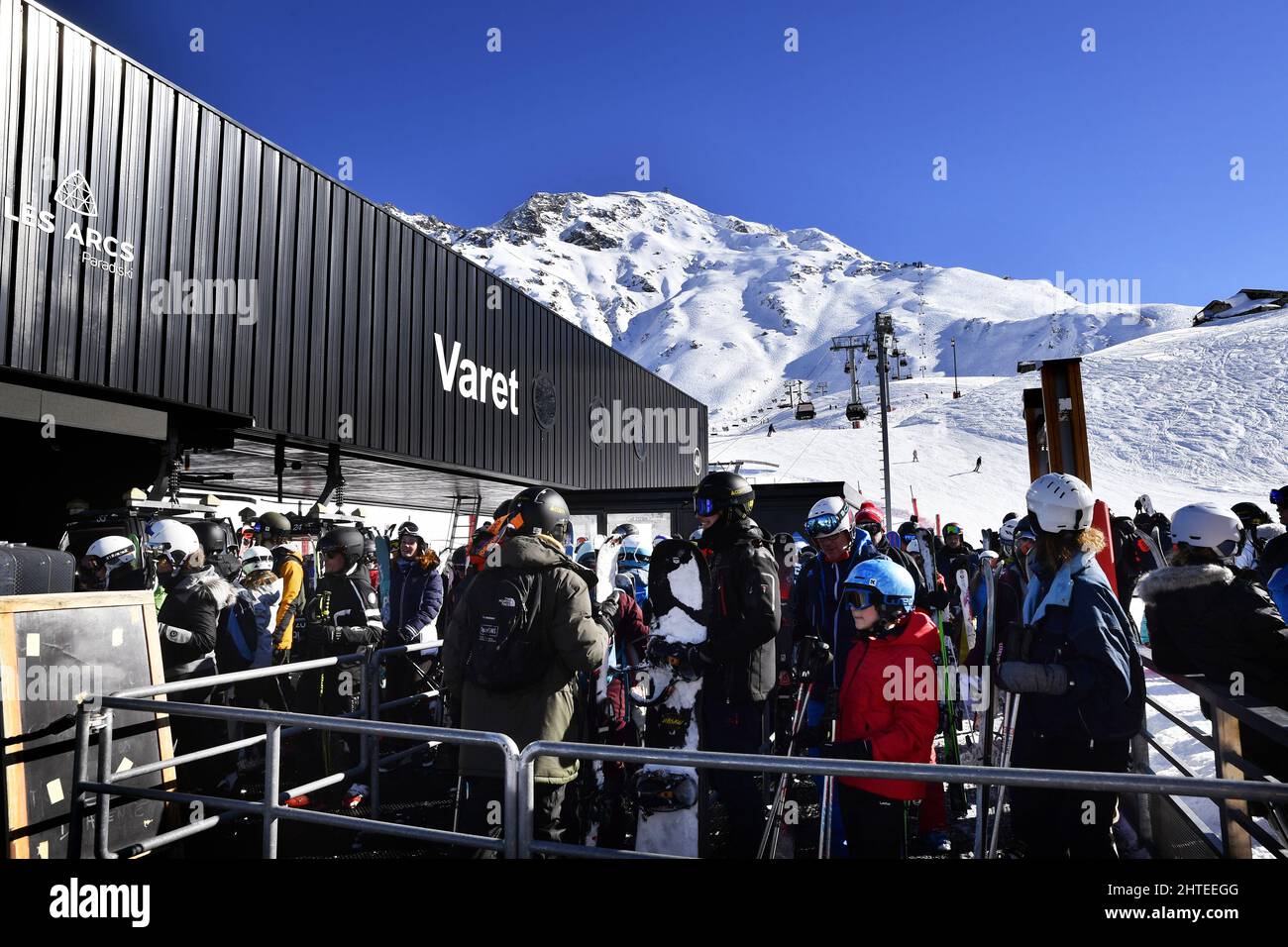 Les Arcs - Savoie - France Stock Photo - Alamy