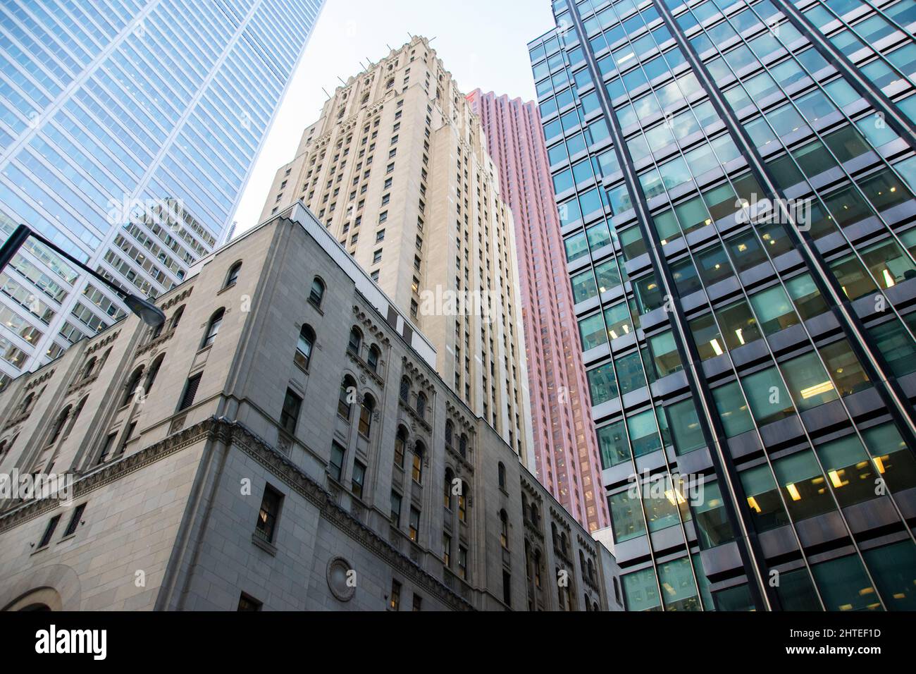 Skyscrapers at Toronto downtown Stock Photo - Alamy