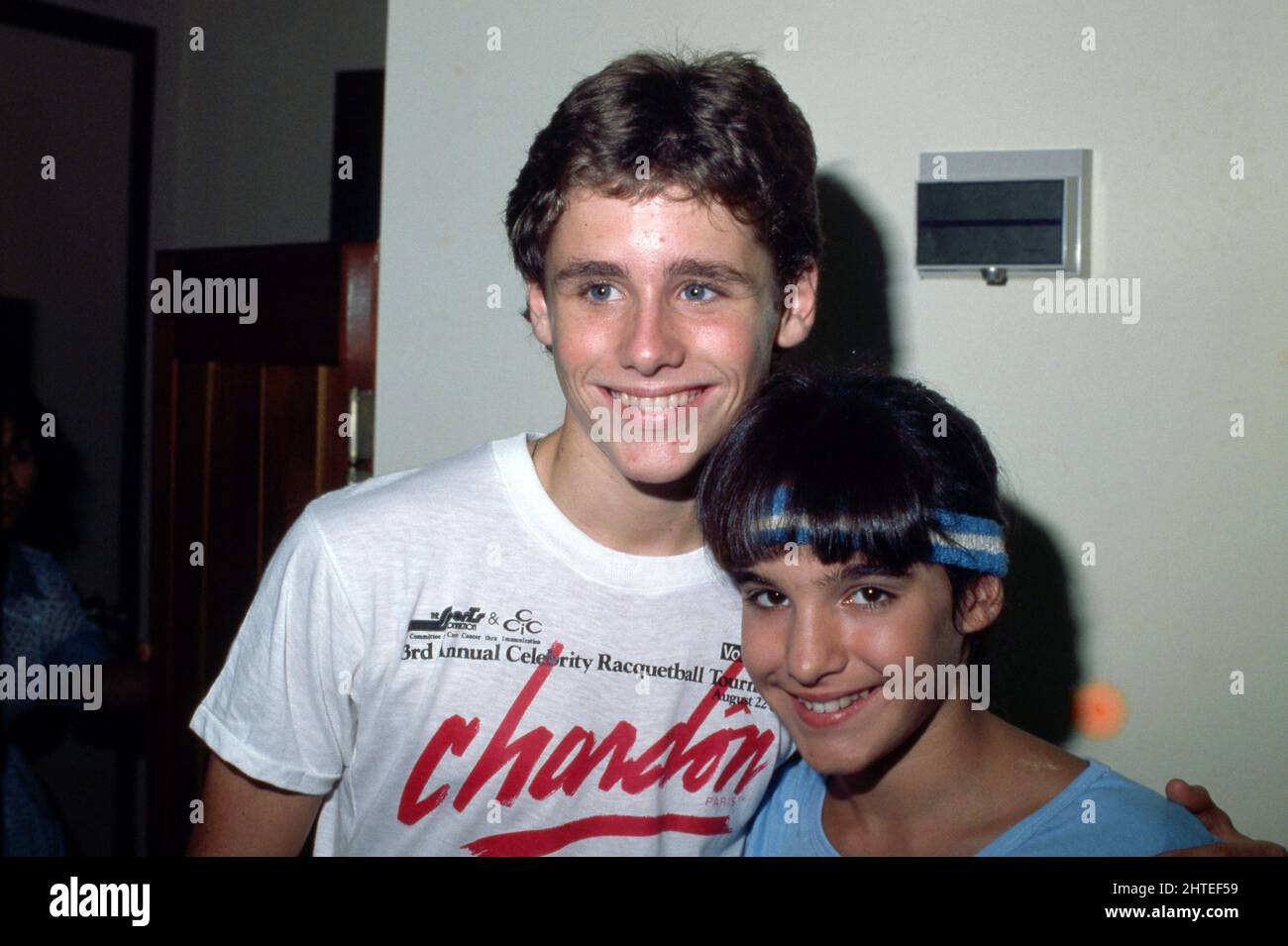 Rad Daly and Danielle Brisebois at the 3rd Annual Celebrity Racquetball ...