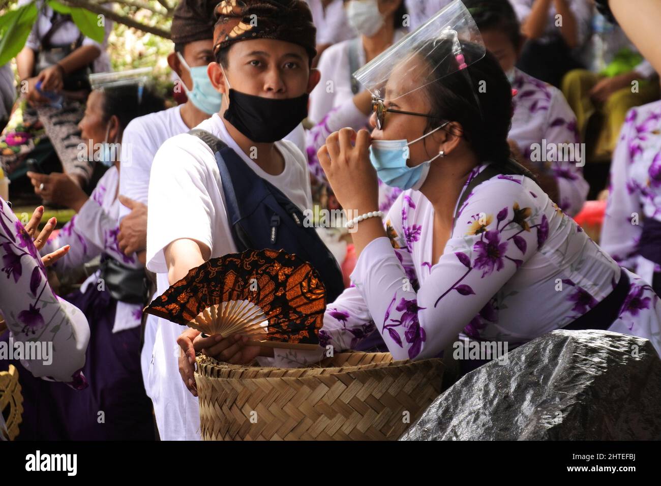 Balinese Hindu Cremation ceremony (Ngaben) of a member of the royal ...