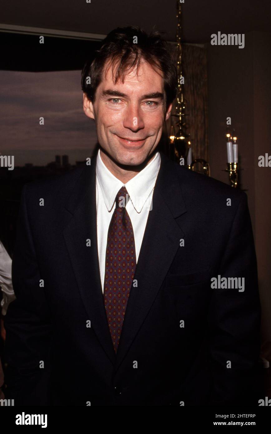 Timothy Dalton Mac Maryam D'Abo And Timothy Dalton At The Odeon,