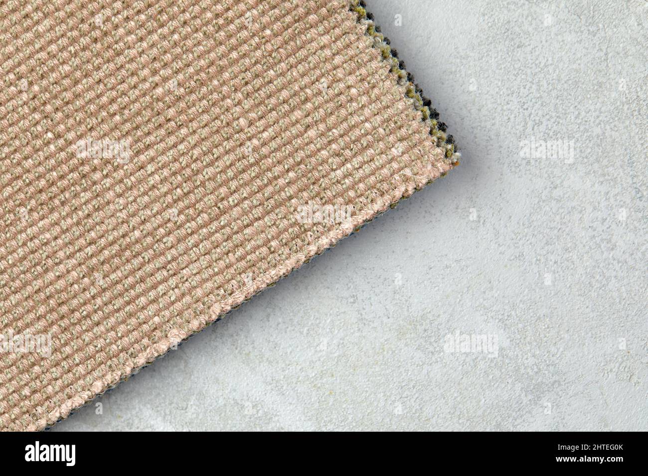 Fabric texture background wallpaper, beige natural shade Stock Photo ...