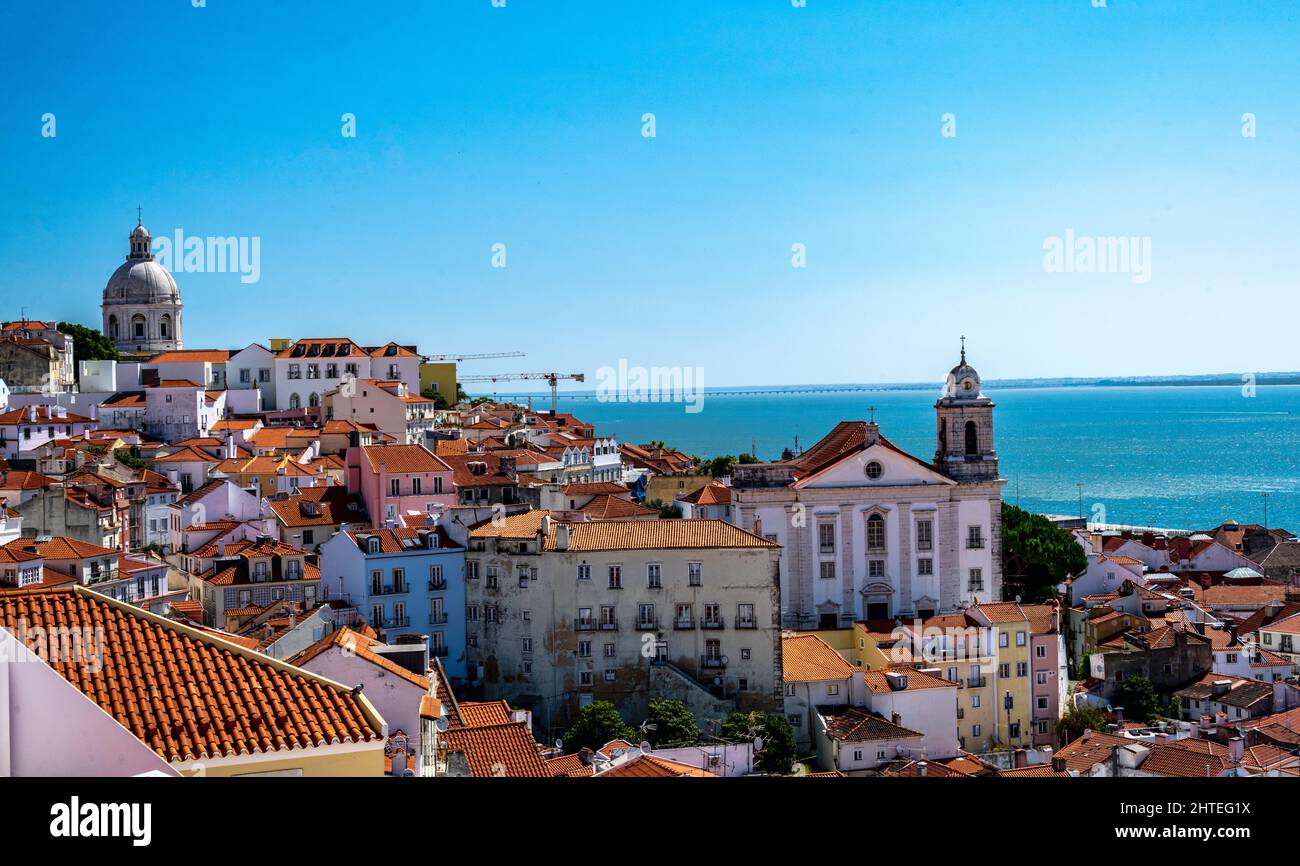 Miradouro de santa luzia view hi-res stock photography and images - Alamy
