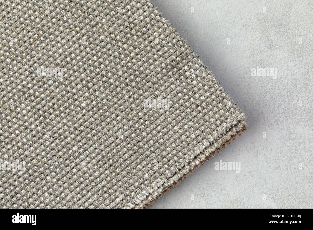 Fabric texture background wallpaper, beige natural shade Stock Photo ...