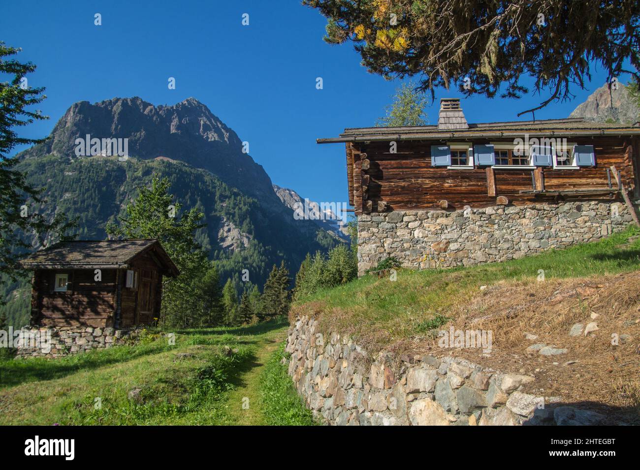Chandolin village hi-res stock photography and images - Alamy