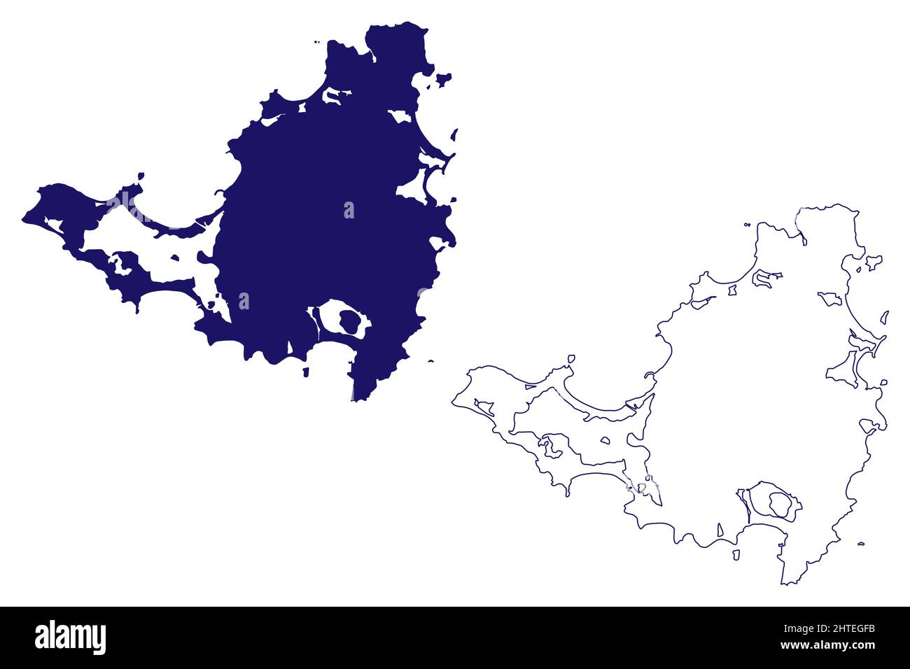 Saint Martin island (French Republic, Kingdom of the Netherlands ...