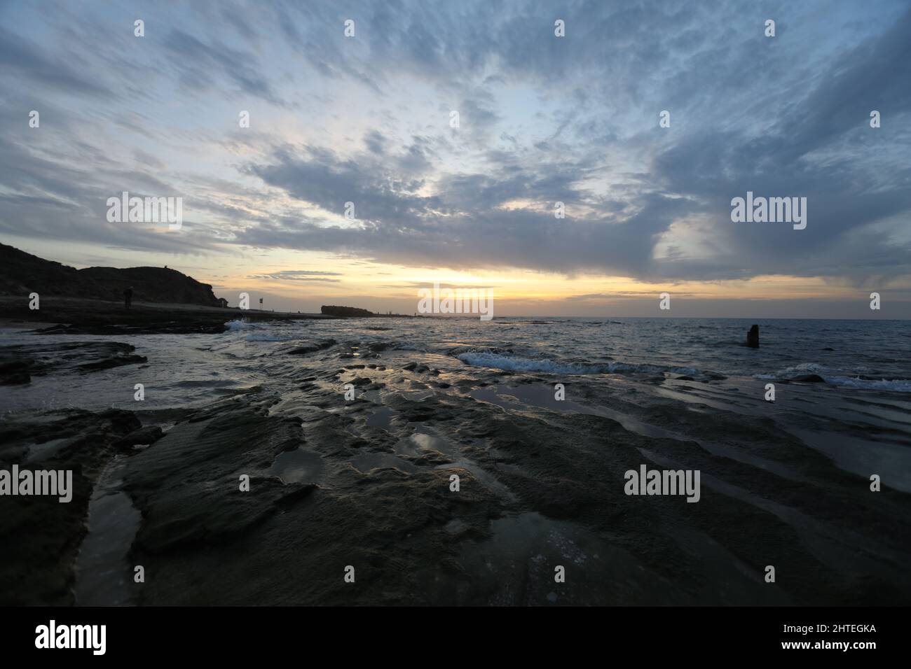 sea Beautiful sky colors after a rainy storm Stock Photo - Alamy