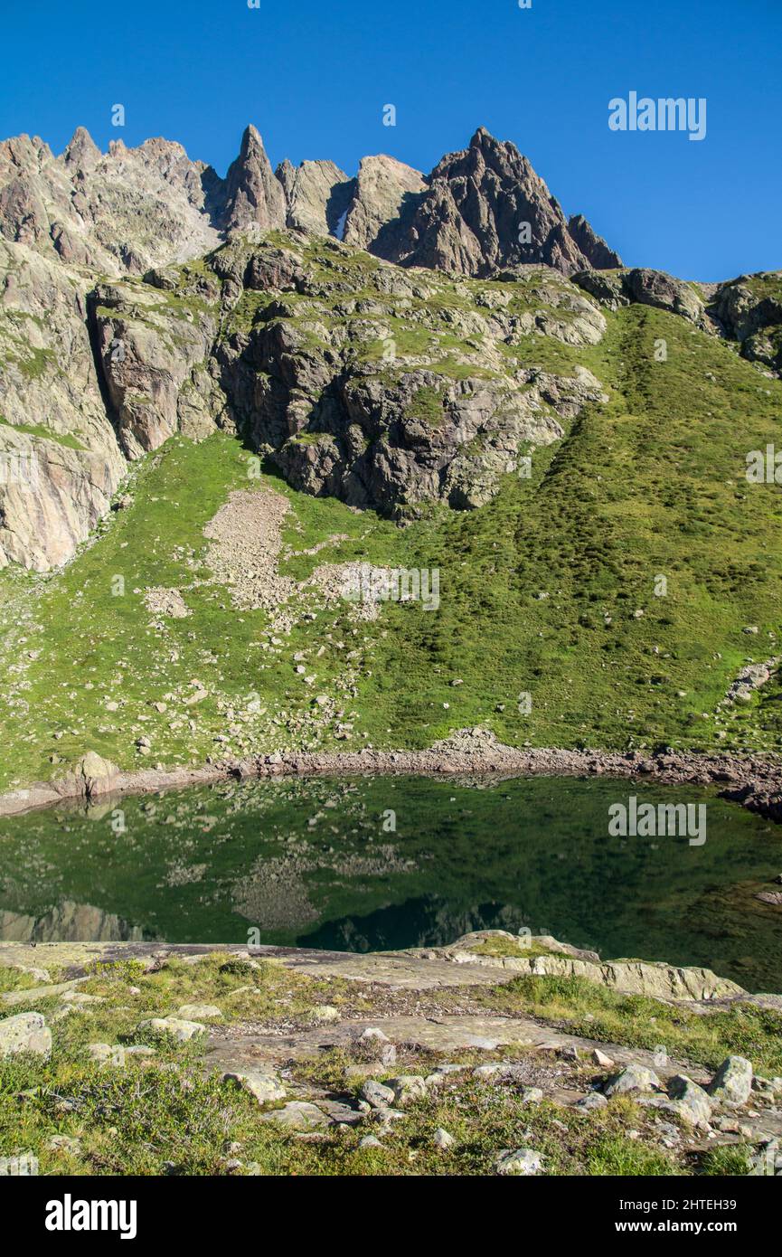 Landscape in The Mont Blanc massif, France Stock Photo - Alamy