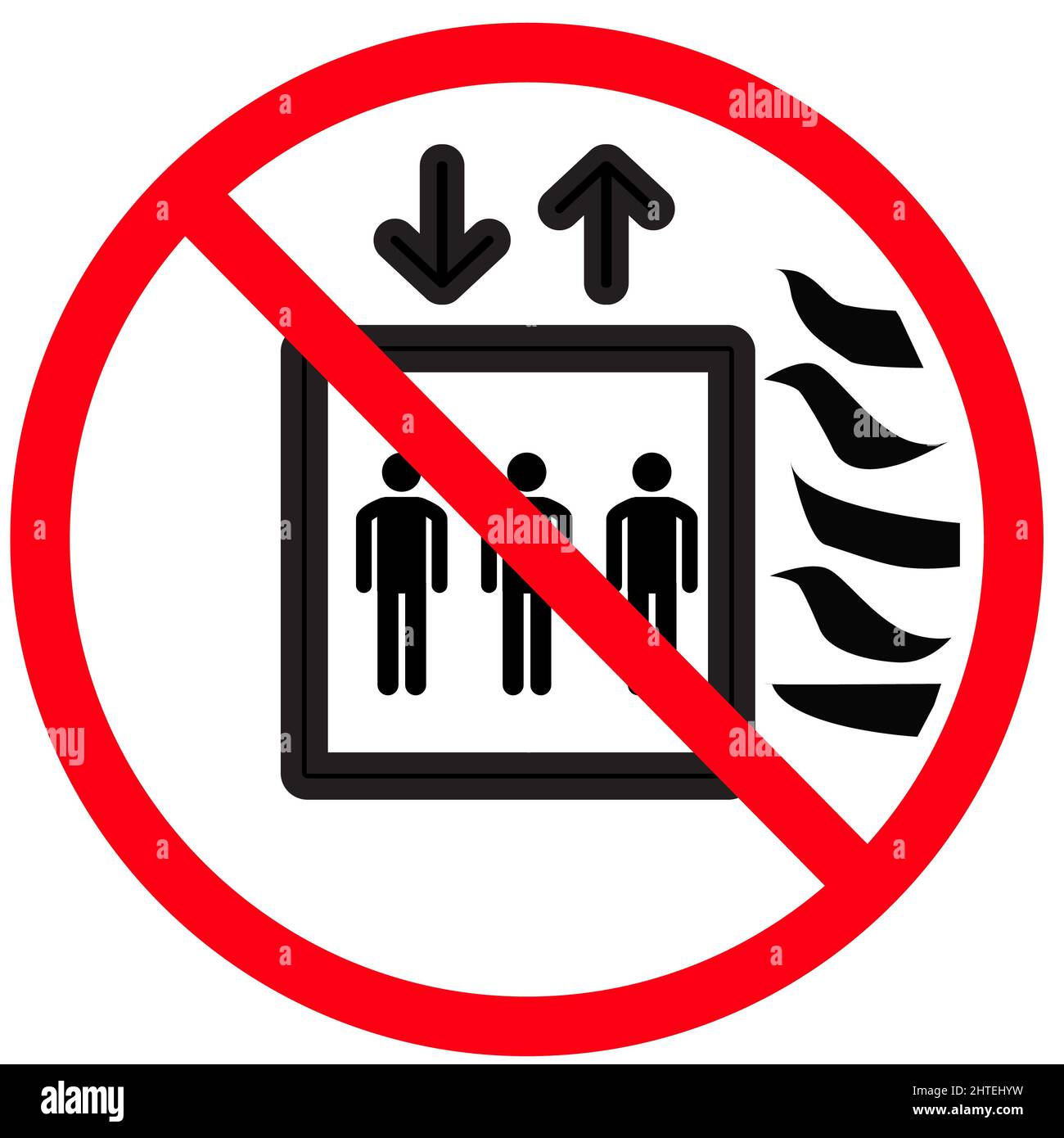 Do Not Use Lift In The Event Of Fire Sign Do Not Use Elevator Symbol Do Not Use Lift In The Event Of Fire Sign Do Not Use Elevator Symbol