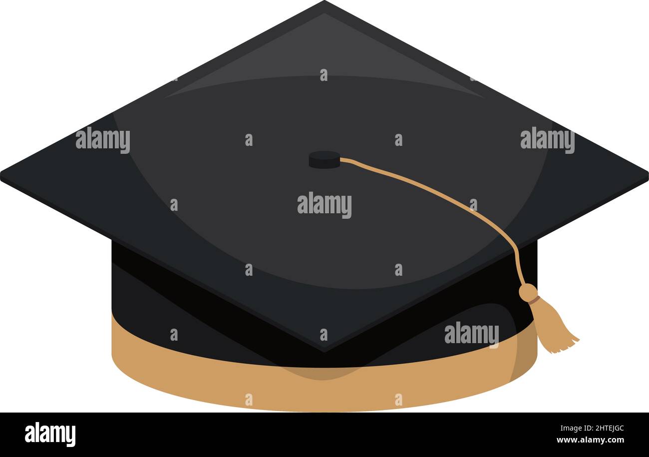 graduation hat education accessory icon Stock Vector Image & Art - Alamy