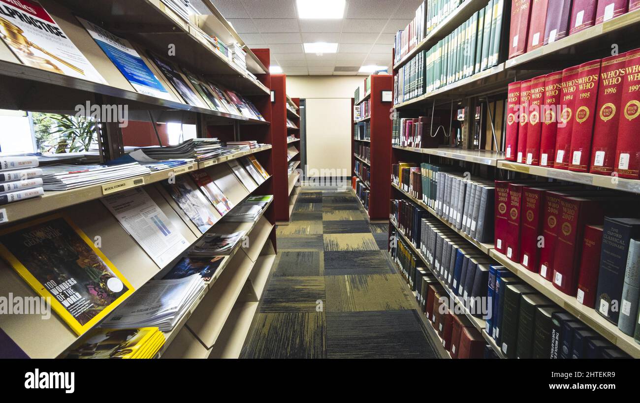 Beautiful design of Hundreds of books, magazines, and reading material ...