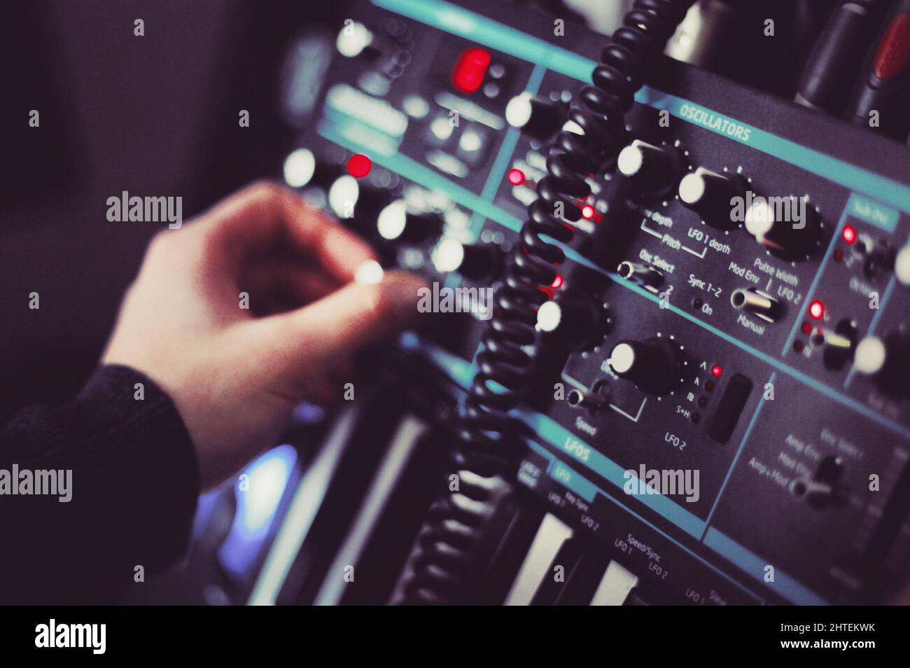 Analog Synthesizer and Effects Stock Photo - Alamy