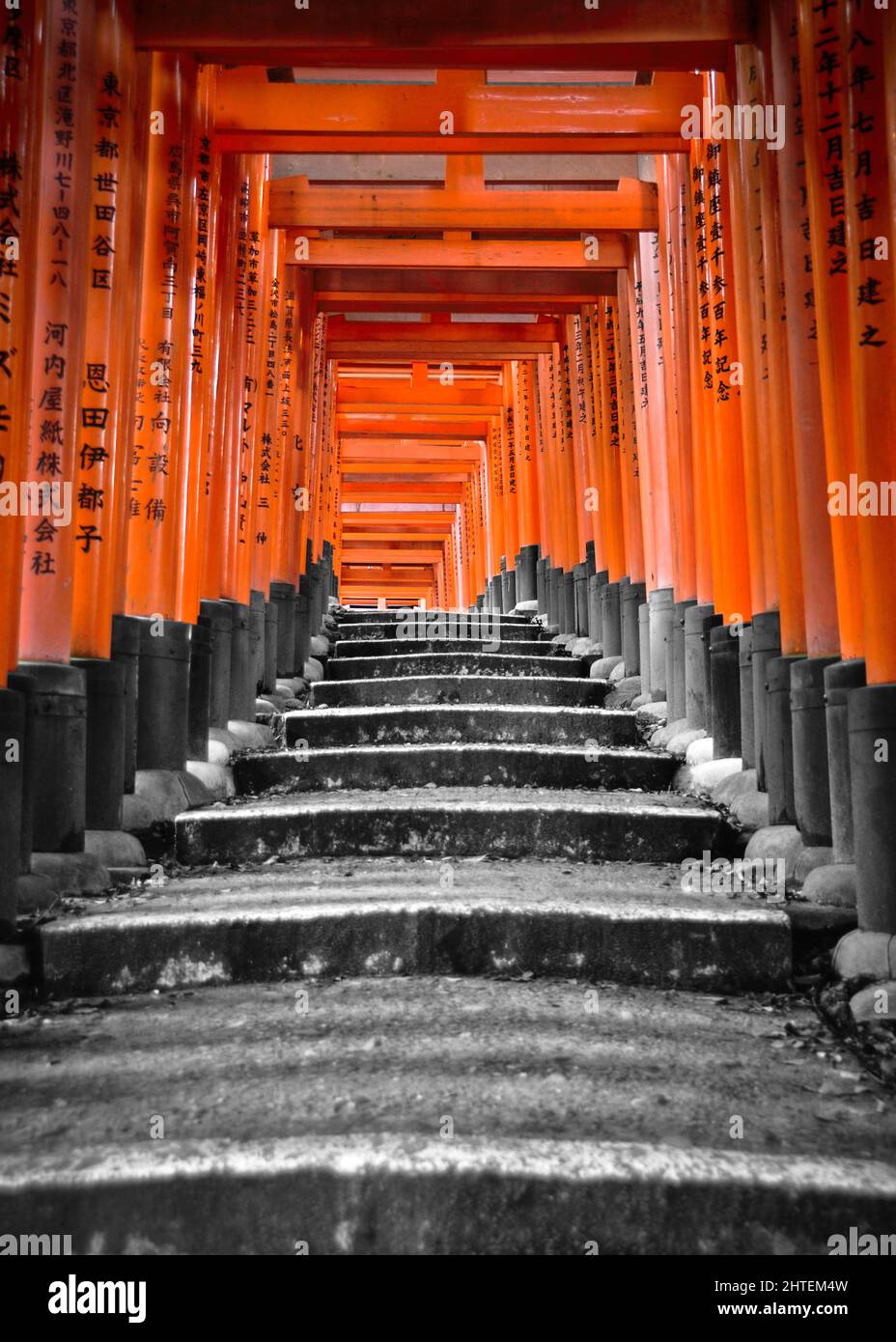 Vertical shot stairs temple hi-res stock photography and images - Alamy